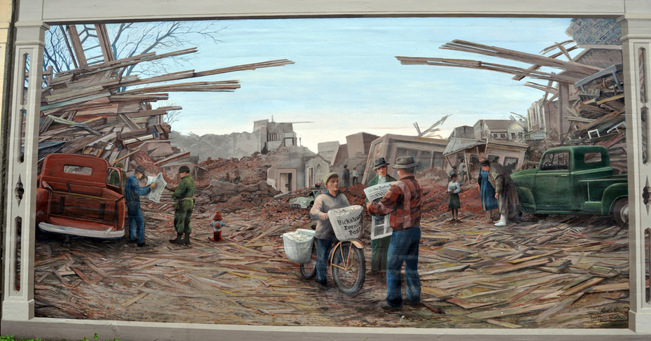 Vicksburg Riverfront Murals by Robert Dafford | USEUM